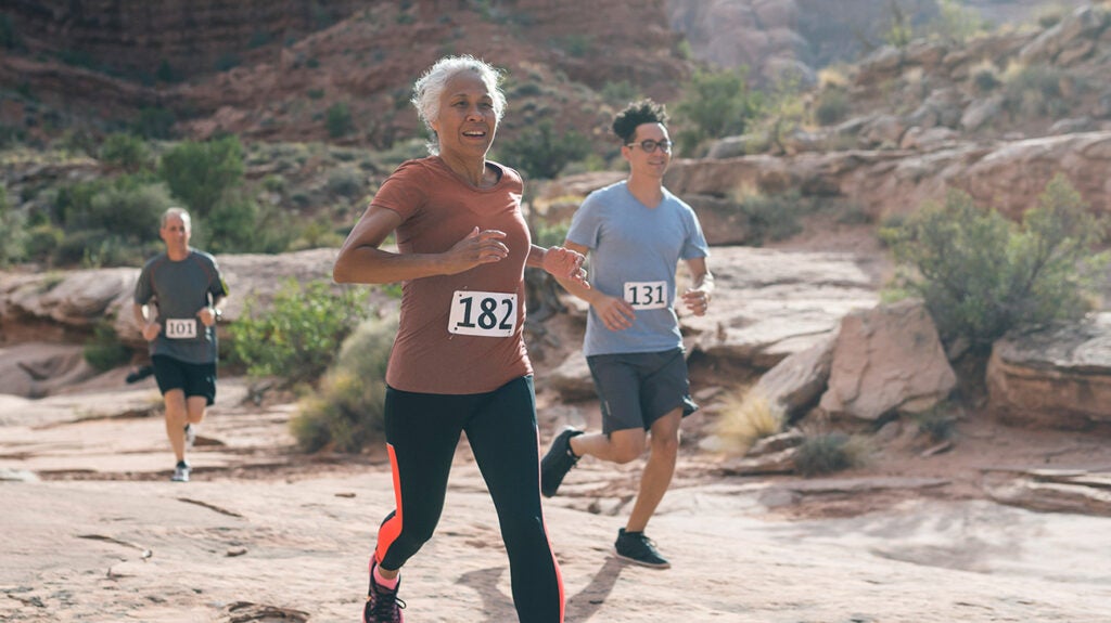 Average 10K time by age and sex