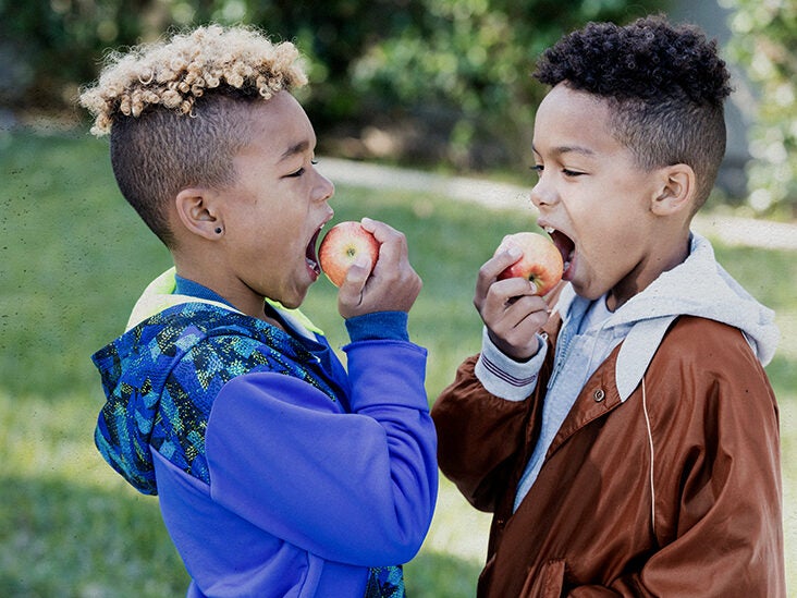 Children Eating Snack