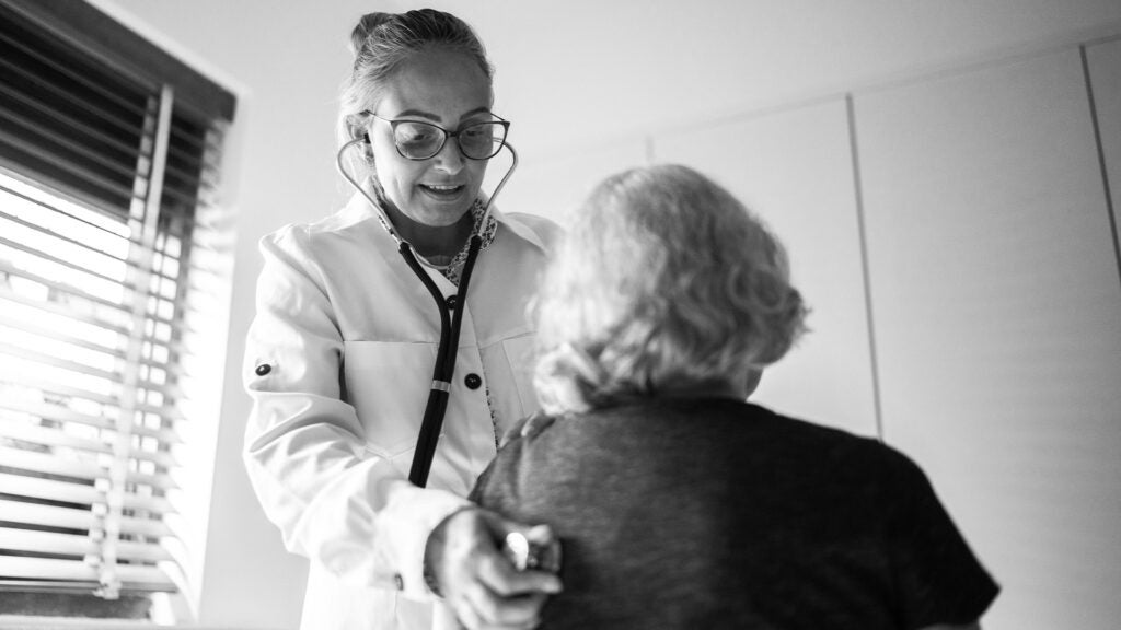 What is lung scraping for COPD, and who may need it?