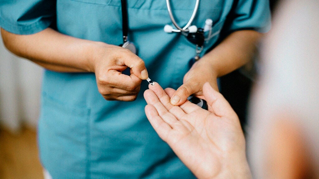 How does a person receive a diagnosis of type 2 diabetes?