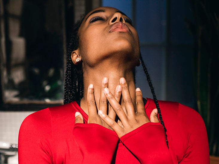 What symptoms of thyroid cancer occur in females?