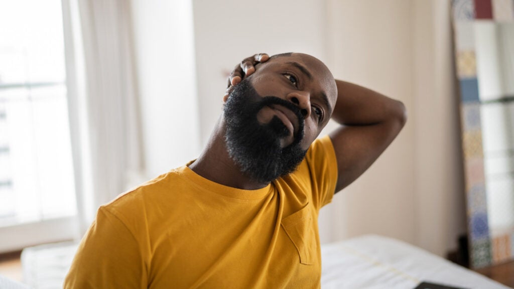 Stretches for headaches: Shoulder, back, neck stretches to try